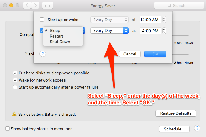 How to Schedule Your Mac to Sleep | The Rabbit Pad
